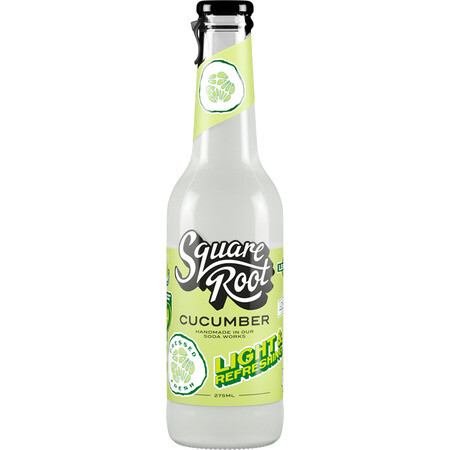 Buy Square Root Soda Cucumber Soda | Buy Soft Drinks online direct from ...