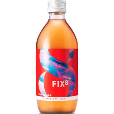 Buy FIX8 Kombucha Fix8 Strawberry Tulsi Kombucha | Buy Soft Drinks ...